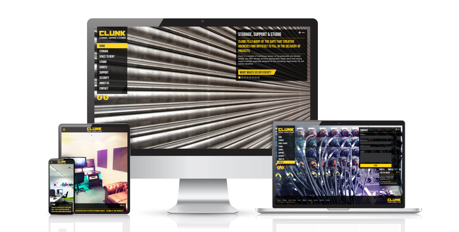 Faultless Design | Clunk - Logo Design & Website Design | Website ...