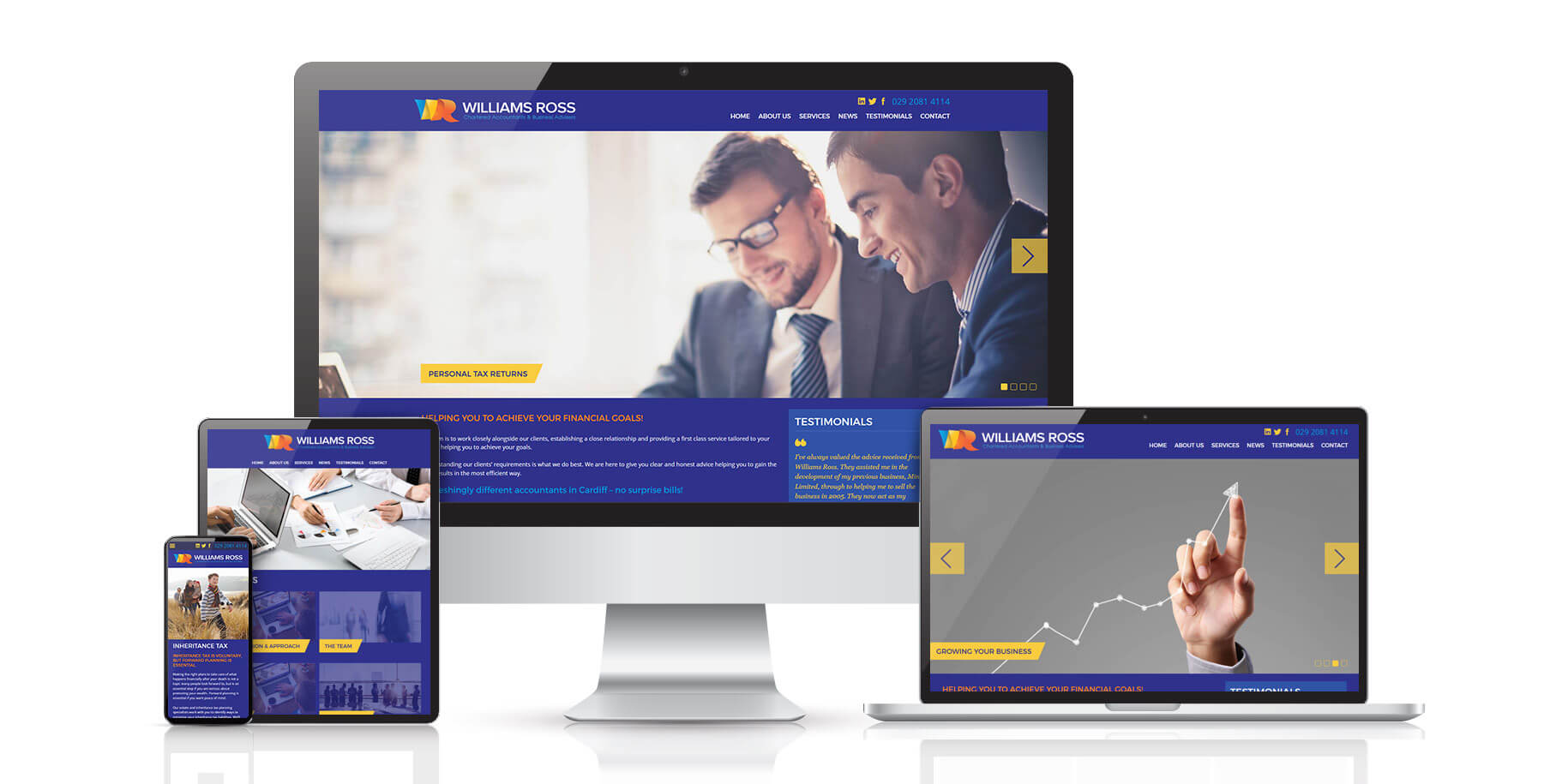 Faultless Design | Williams Ross - Logo Design, Staff Photography, Web ...